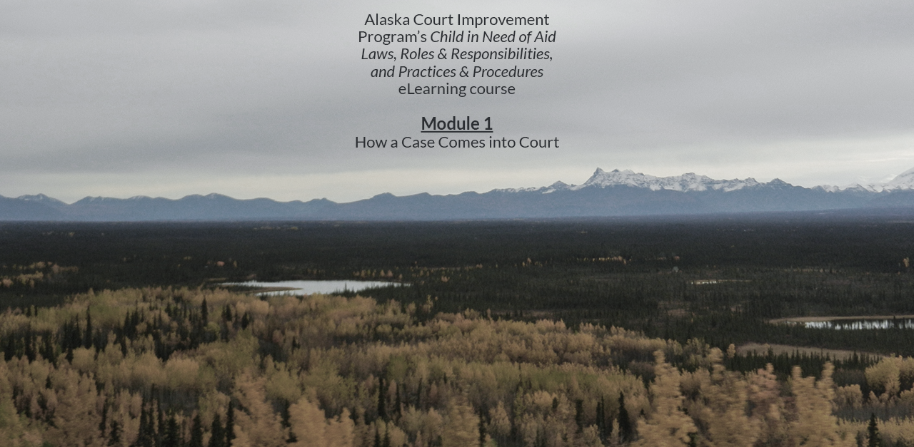 Alaska CINA 101 Module 1